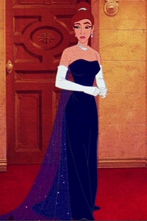 Strapless Dark Navy Prom Dress In Movie Princess Anastasia