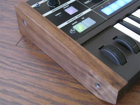 MATRIXSYNTH Korg Microkorg Custom Synthesizer Unique LED S Wood