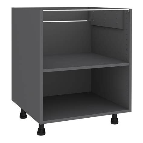 Caisson Bas De Cuisine Delinia Id Gris H64 X L60 X P58 Cm Leroy Merlin