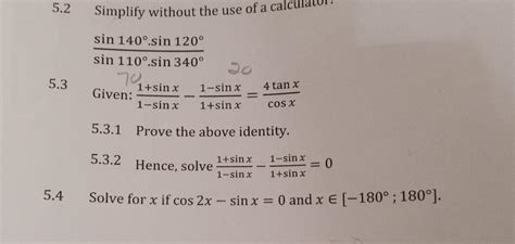 Solved Simplify Without The Use Of A Calculator Chegg