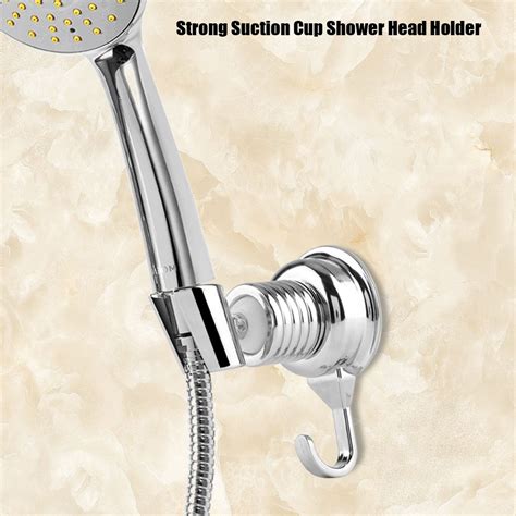 YLSHRF Wall Mounted Shower Head Holder, Suction Cup Shower Head Holder ...