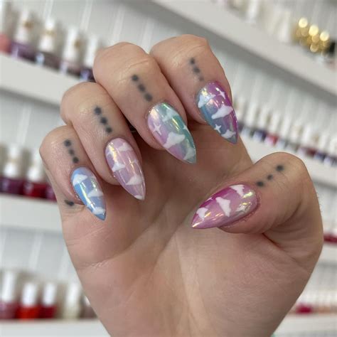 17 Cute Cloud Nail Designs Paisley And Sparrow