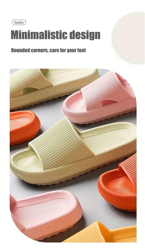 Women Color Slides Casual Soft Sole Pillow Shoes {region Name}