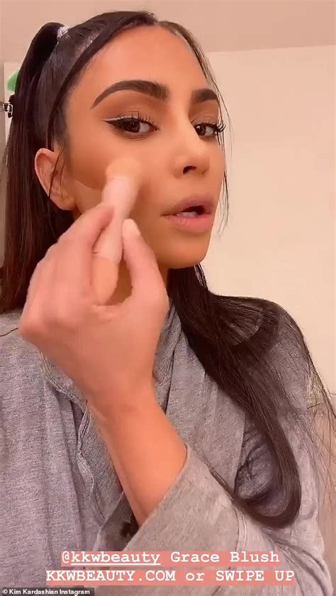 Kim Kardashian Promotes Invisible Super Strength Skims Daily Mail