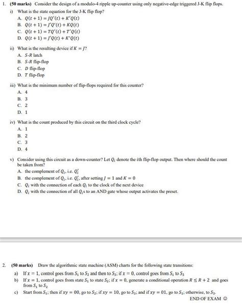 Solved Marks Consider The Design Of A Modulo Chegg