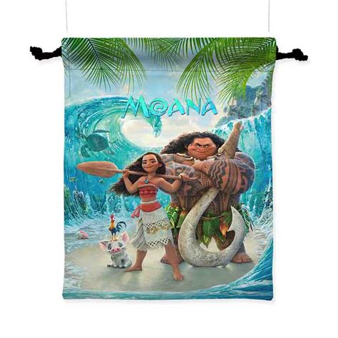 Morralitos dulceros para fiestas infantiles De Moana económicos MOD 1
