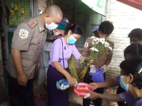 မရမ်းကုန်းမြို့နယ်အတွင်း သွေးလွန်တုပ်ကွေး ရောဂါကာကွယ် ရေး အသိပညာပေးလုပ်ငန်းများ ဆောင်ရွက