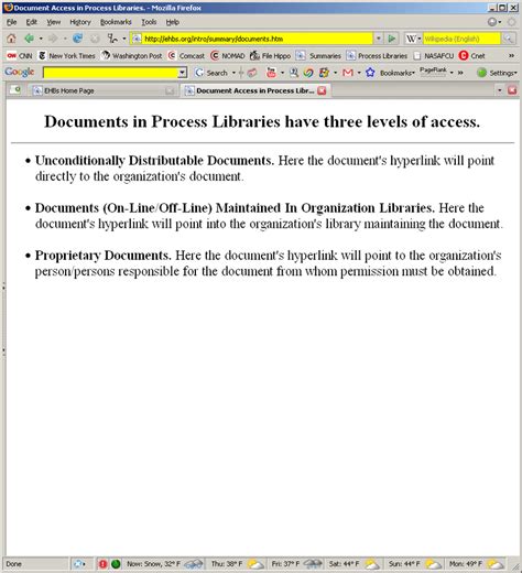 D Documents In Process Libraries Have Three Levels Of Access