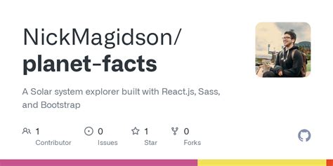 Github Nickmagidson Planet Facts A Solar System Explorer Built With