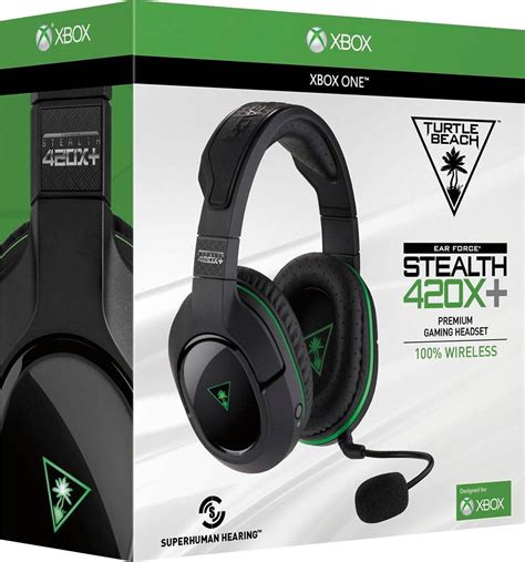 Best Buy Turtle Beach Ear Force Stealth 420x Wireless Gaming Headset For Xbox One Black Tbs