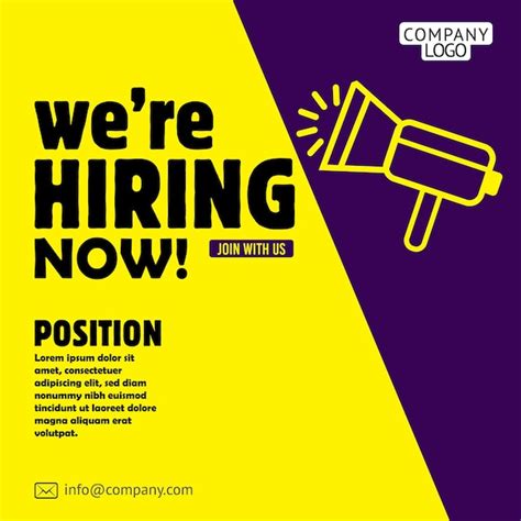 우리는 포스트 소셜 미디어 포스트 배너 또는 인스 타 그램 포스트 템플릿 디자인을 고용하고 있습니다 프리미엄 벡터