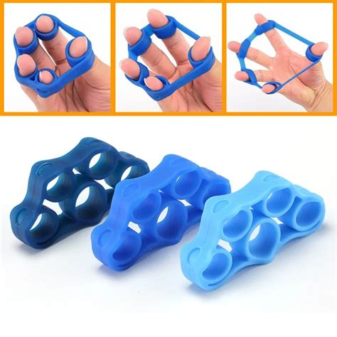 6 Pcs Silicone Finger Stretcher Hand Gripper Forearm Training