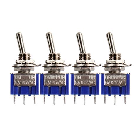 สวิทโยกทองและเงิน อย่างดี แบบก้านยาว 2 ทาง On On 5a 125v 6mm Toggle