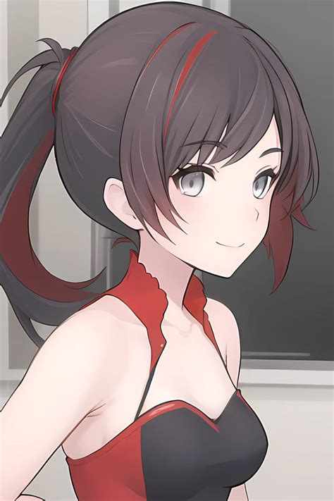 Rwby Ruby Rose Cheerleader 2 By Sakermazov On Deviantart