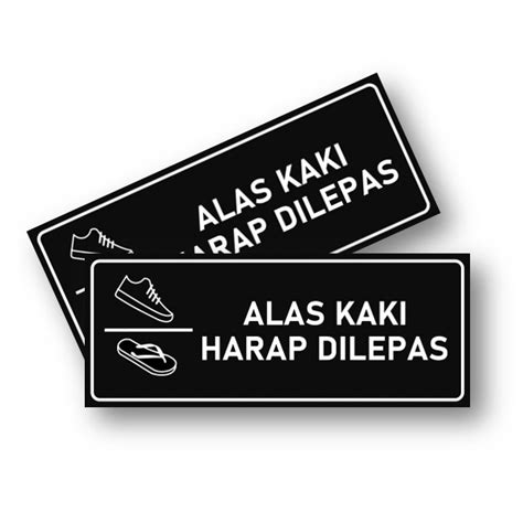 Jual Stiker Alas Kaki Harap Dilepas Stiker Vynil Laminasi Glossy