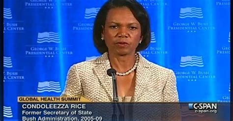 Condoleezza Rice Remarks On Global Health C