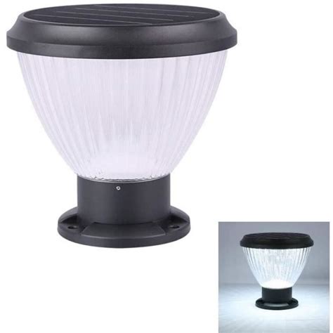 Lampe Pilier Portail Lampadaire Solaire Exterieur Porche Pelouse Villa