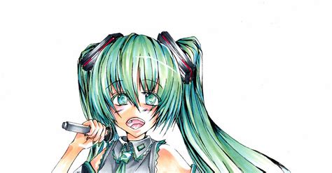 初音ミク 初音ミク 塗ってもらいました。 たけのこのイラスト Pixiv