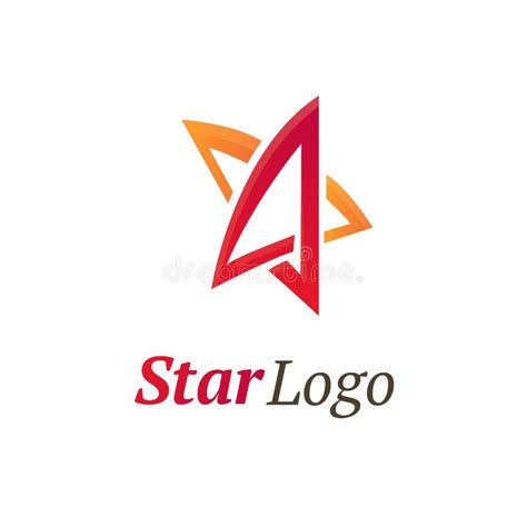 Molde Do Vetor Da Estrela Do Projeto Do Logotipo Ilustração Do Vetor