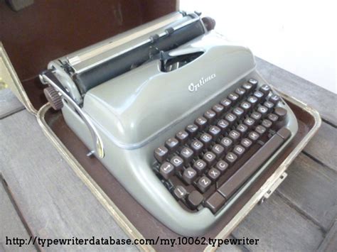 1958 Optima Elite 3 On The Typewriter Database