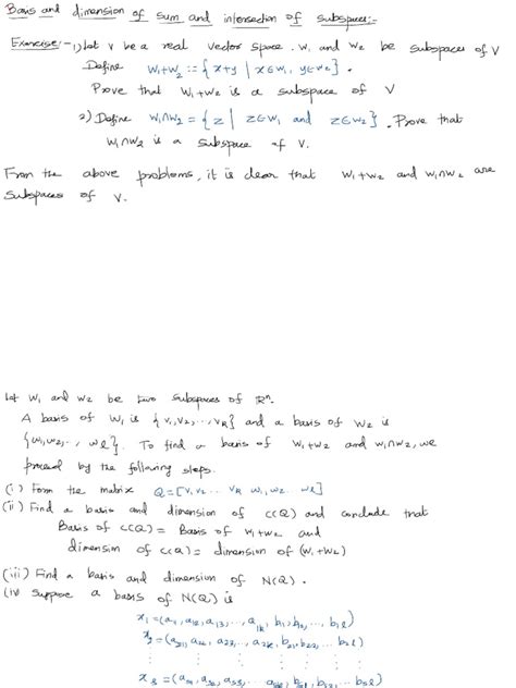 M3 Bases Of Subspaces Pdf