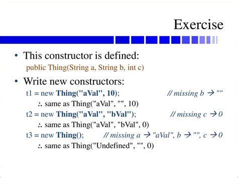 more on objects and classes ppt download