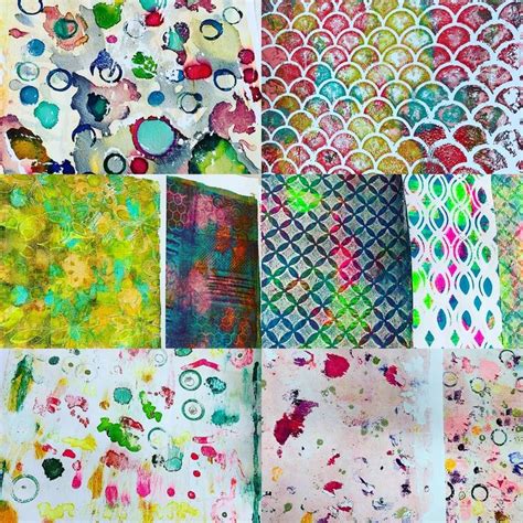 Wondeful Printmaking Class Prints Using Some Of Our Favorite