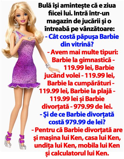 Banc BulĂ Vrea SĂ Îi Cumpere O PĂpuȘĂ Barbie Fiicei Lui De Ziua Ei