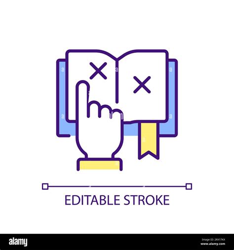 2d Colorful Dyslexia Strengths Icon Stock Vector Image And Art Alamy