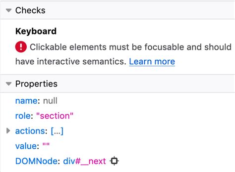 Specify Tabindex For The Next Div To Make Nextjs Apps Accesible