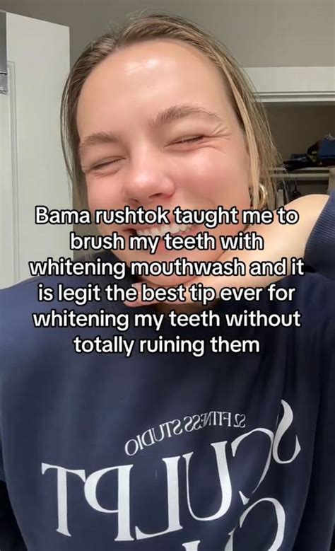How I Tried A 5 Tiktok Viral Whitening Tip For Pearly Teeth With No