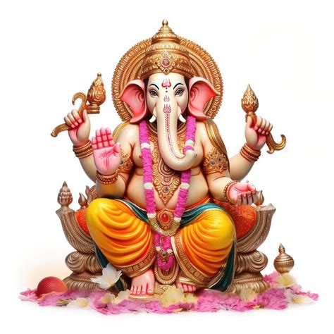 Premium Photo Lord Ganesha For Ganpati Pooja On Ganesh Chaturthi Ai