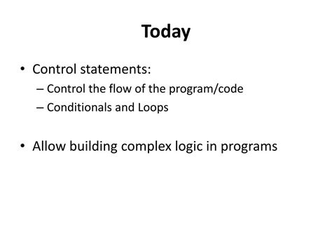 Ppt Python Lab Control Statements Conditionals Loops Iterations