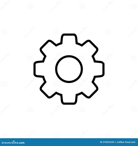Setting Icon Cog Settings Icon Symbol Stock Vector Illustration Of Icon Engineering 278565345