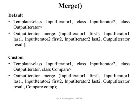 Advanced Oops Using C And Cpptx In Srm Ppt