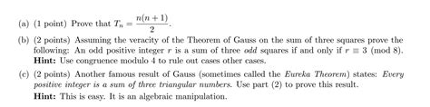 Solved A Point Prove That Tn N N B Points Chegg
