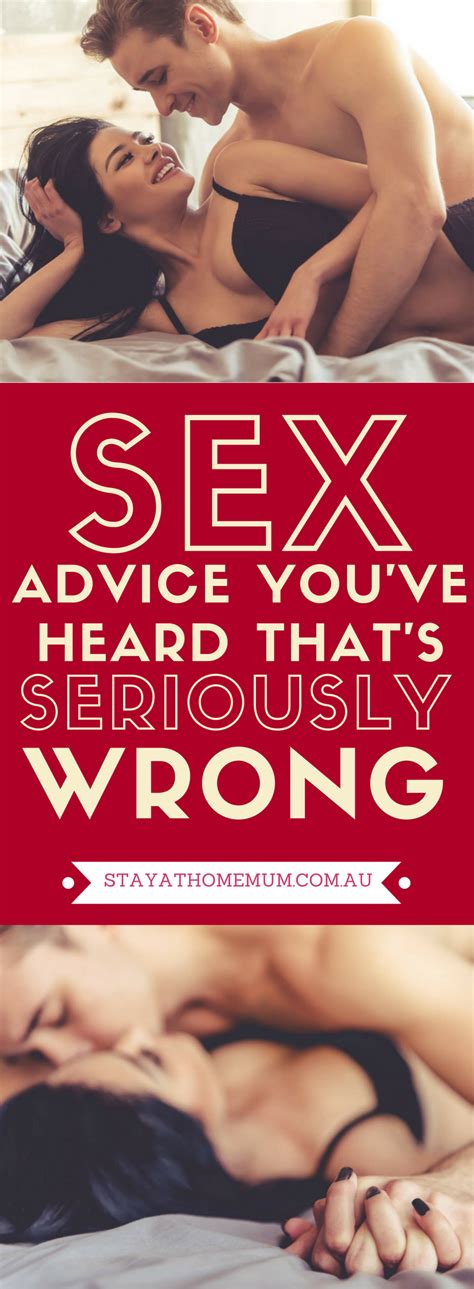Sex Advice Youve Heard Thats Seriously Wrong