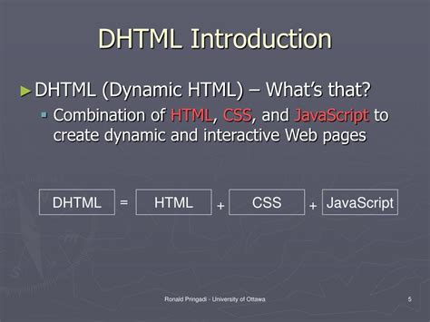 Ppt Seg3120 Dhtml Lab Tutorial Powerpoint Presentation Free Download
