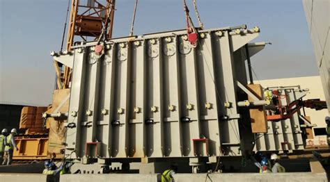 Steel Rail Used For Moving The Transformer