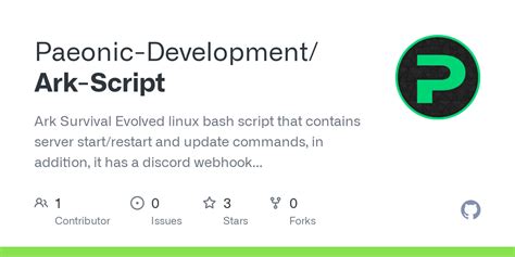 Github Paeonic Developmentark Script Ark Survival Evolved Linux