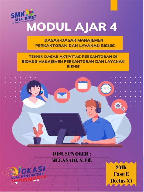 Modul Ajar 4 Dasar Dasar Manajemen Perkantoran Pdf