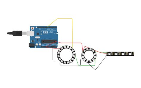Circuit Design Neopixel Tinkercad