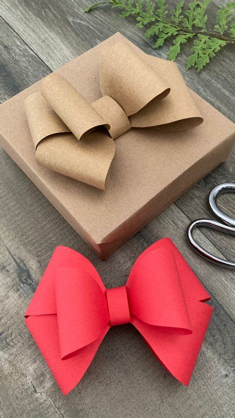 Making A Bow With Wrapping Paper