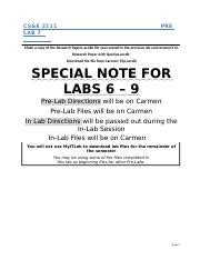 Cse Pre Lab Revised Docx Cs E Lab Pre Make A Copy