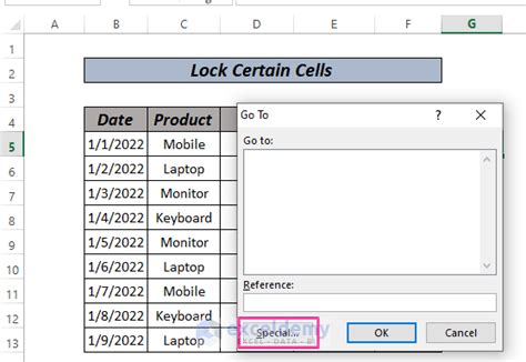 How To Lock Certain Cells In Excel Methods ExcelDemy