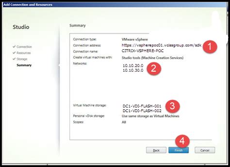 Citrix XenDesktop Citrix Studio Configure VMware Connection Experts Exchange