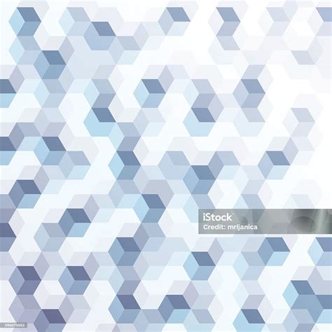 Abstract Fading Blue Cubes Background Stock Illustration Download