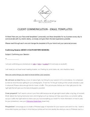 Fillable Online 25 Customer Service Email Templates And Sample