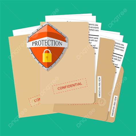 Document Concept Vector Art PNG Document Protection Concept Documents Information Personal