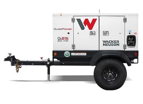 Wacker Neuson G25 Mobile Generator Savage Equipment Leasing And Sales